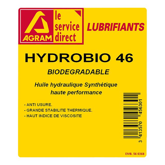 Huile hydraulique HYDRO HV 46 25L