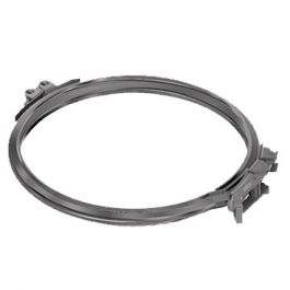 Collier de serrage galva a ouverture rapide avec joint