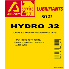 Huile hydraulique HYDRO HV 32 - 5 L
